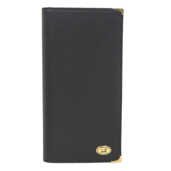 Dunhill | Bags | Dunhill Leather Bifold Wallet Billfold Black Mens ...